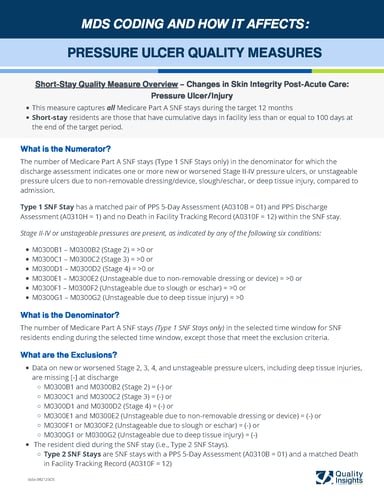 MDS Pressure Ulcer Coding: How Accurate Documentation Impacts Quality Measures